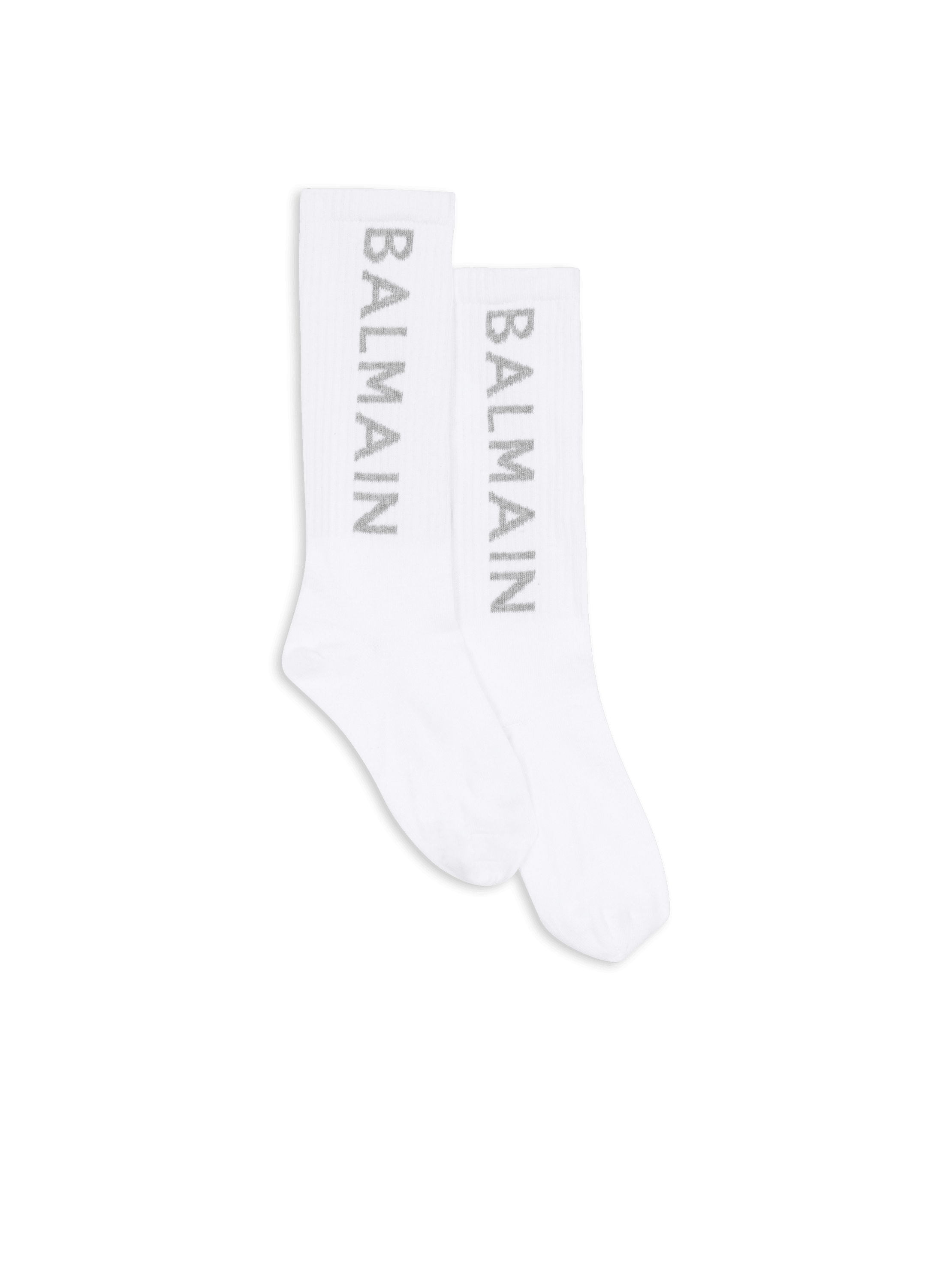High socks with Balmain logo - Child | BALMAIN