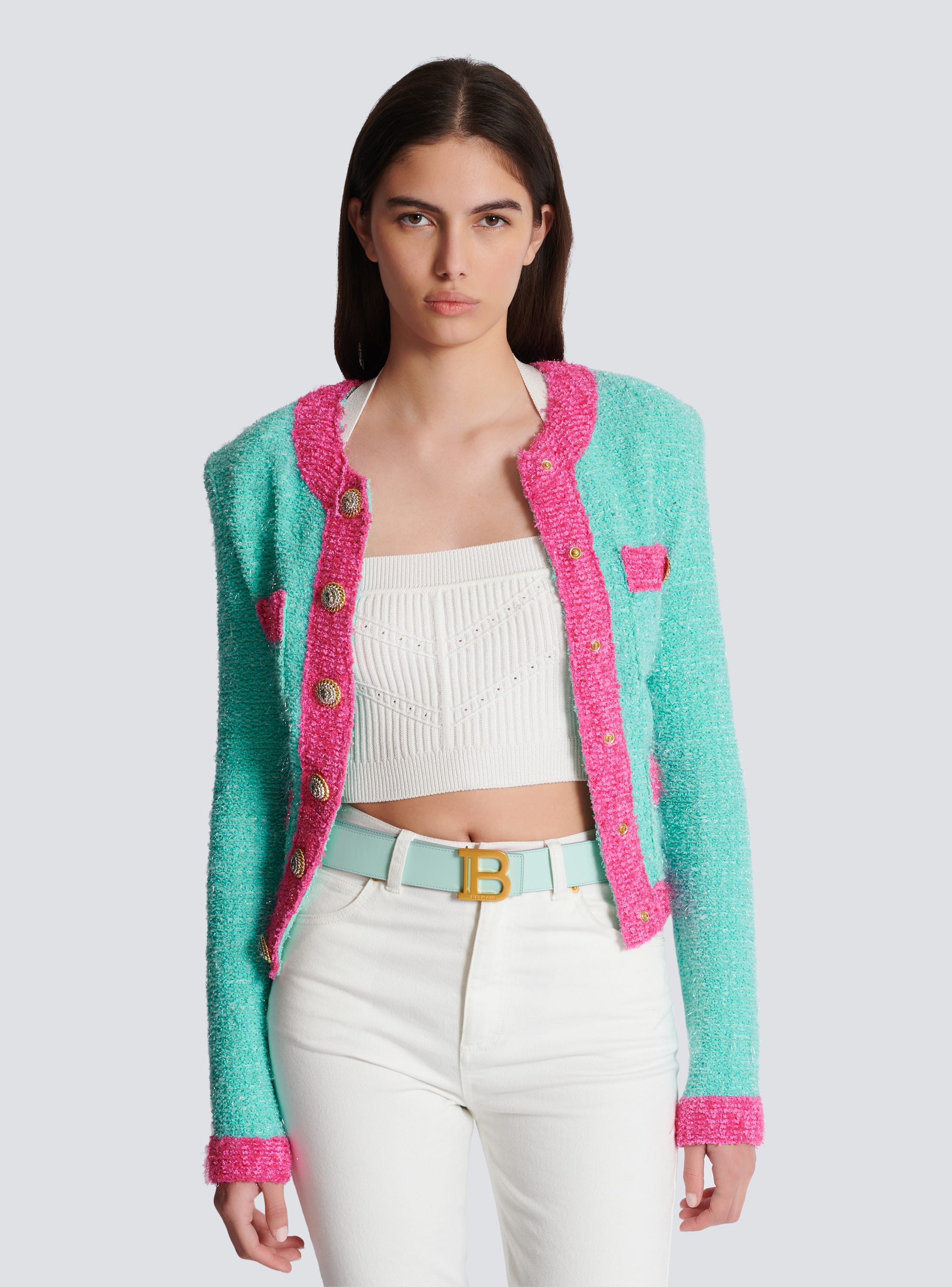 Reversible calfskin B-Belt - Women | BALMAIN