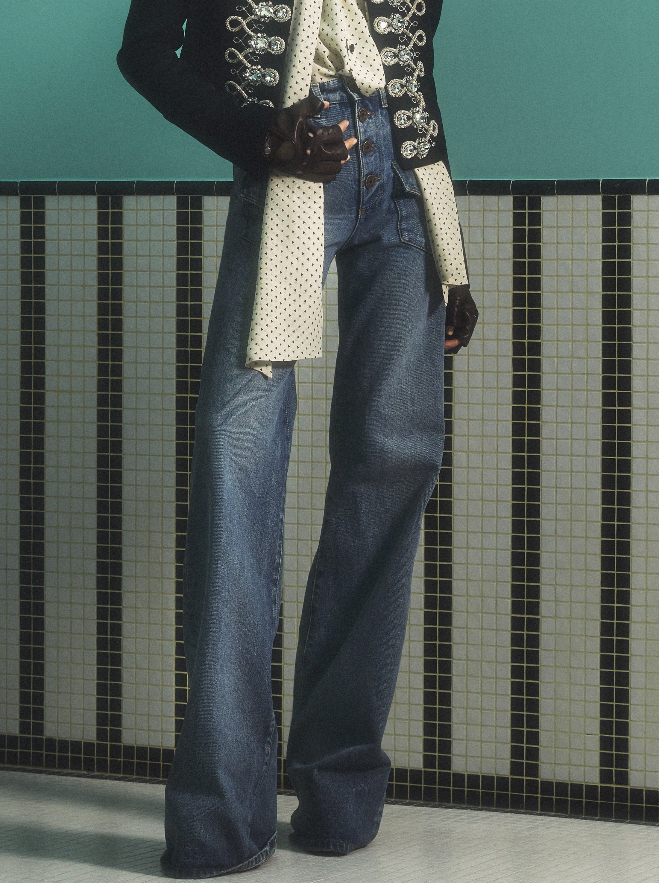 Women's Designer Denim Collection | BALMAIN