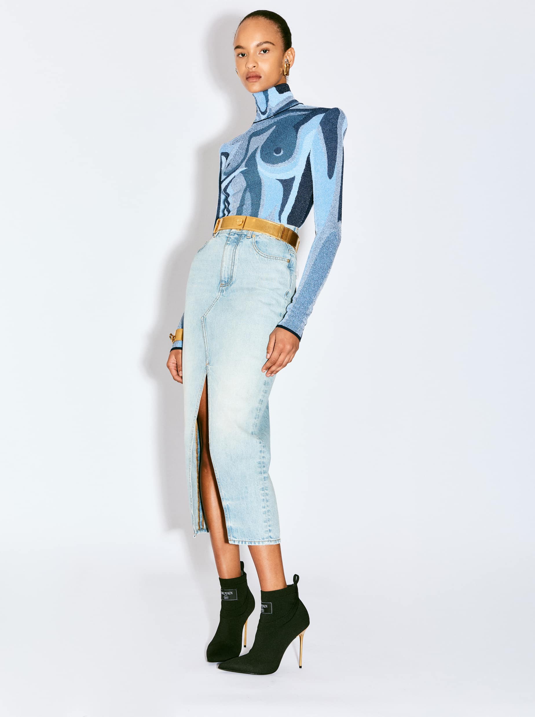 Women's Designer Denim Collection | BALMAIN